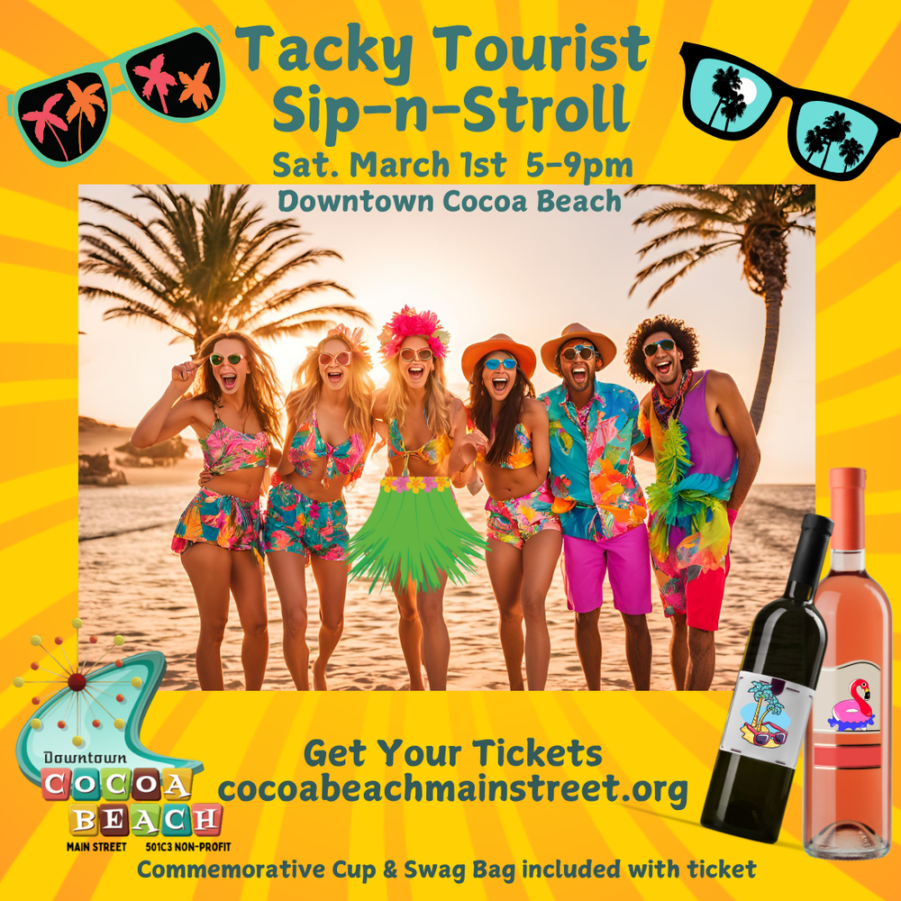 Tacky Tourist Sip-n-Stroll | CocoaBeach.com
